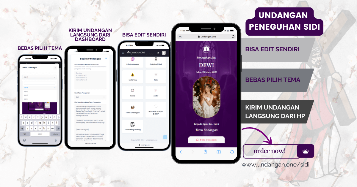 Peneguhan Sidi - Undangan